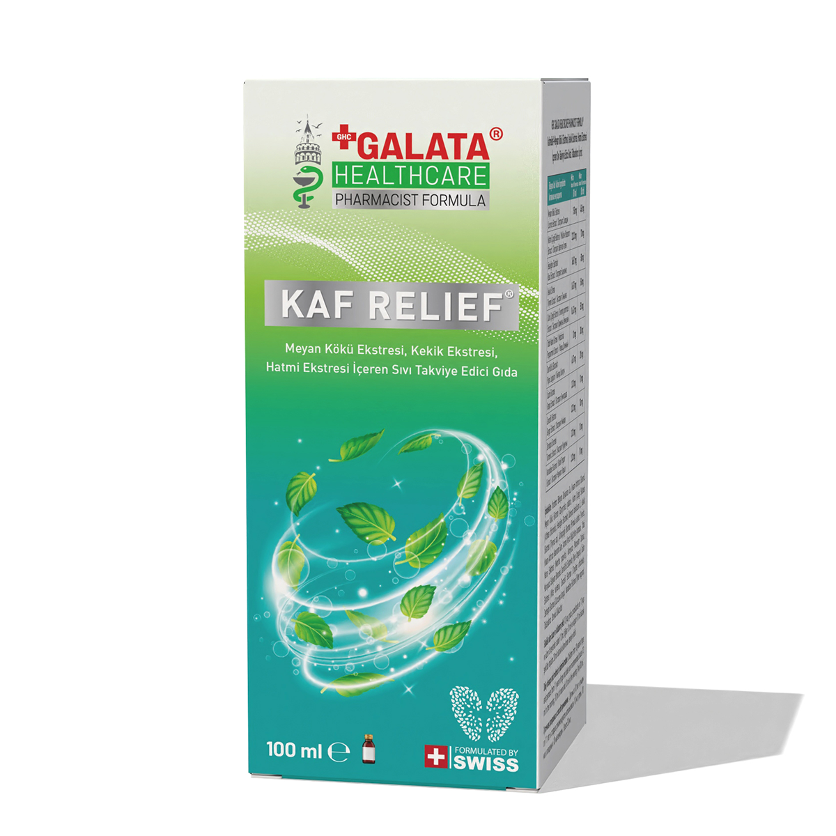 Galata Healthcare Kaf Relief 100ml | Doğal Kas Rahatlatıcı ...